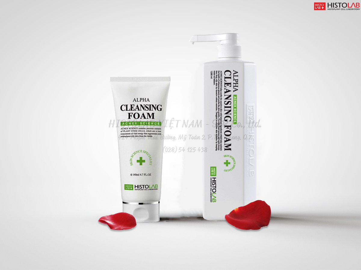 Sữa rửa mặt cho da dầu, mụn - Alpha Cleansing Foam